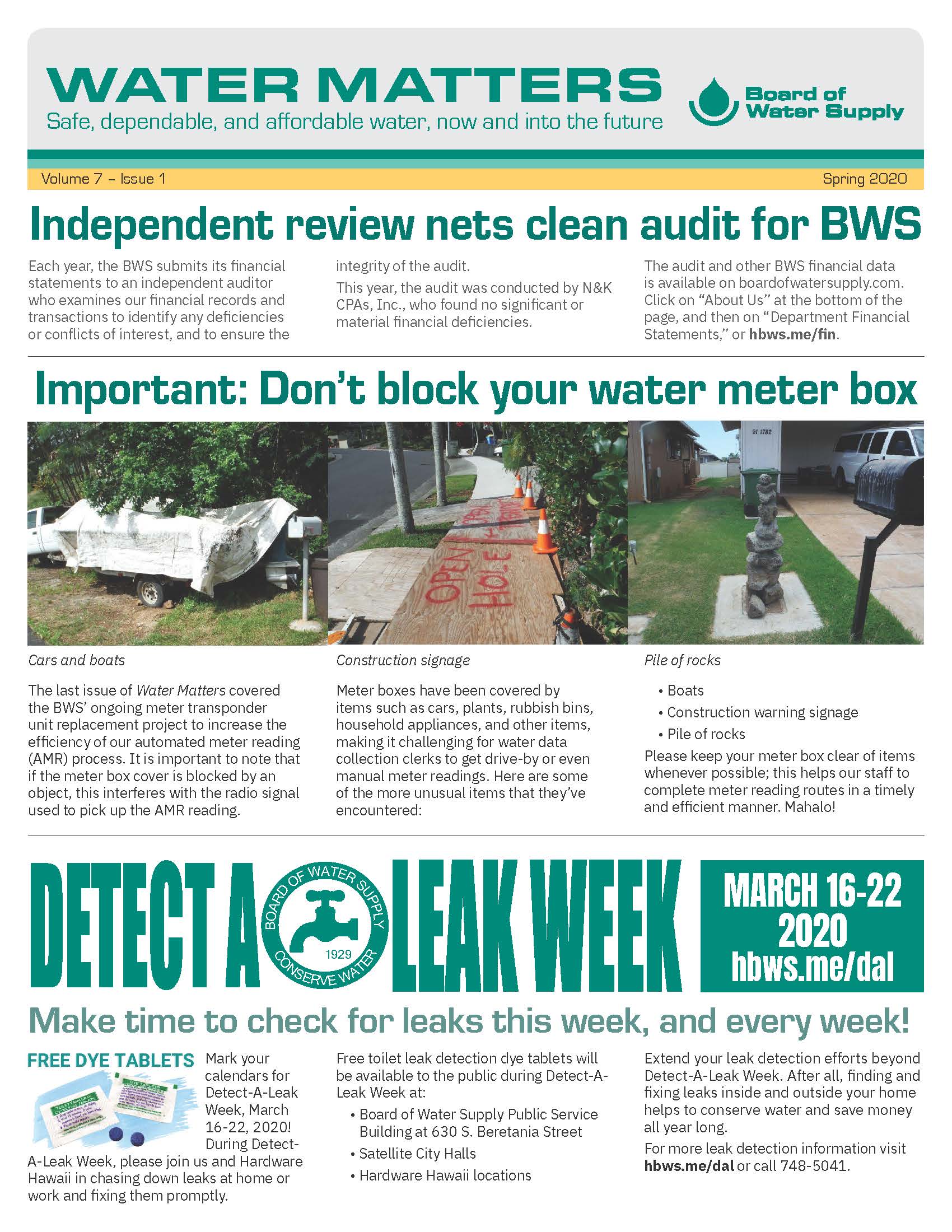 Water Matters - Board of Water Supply